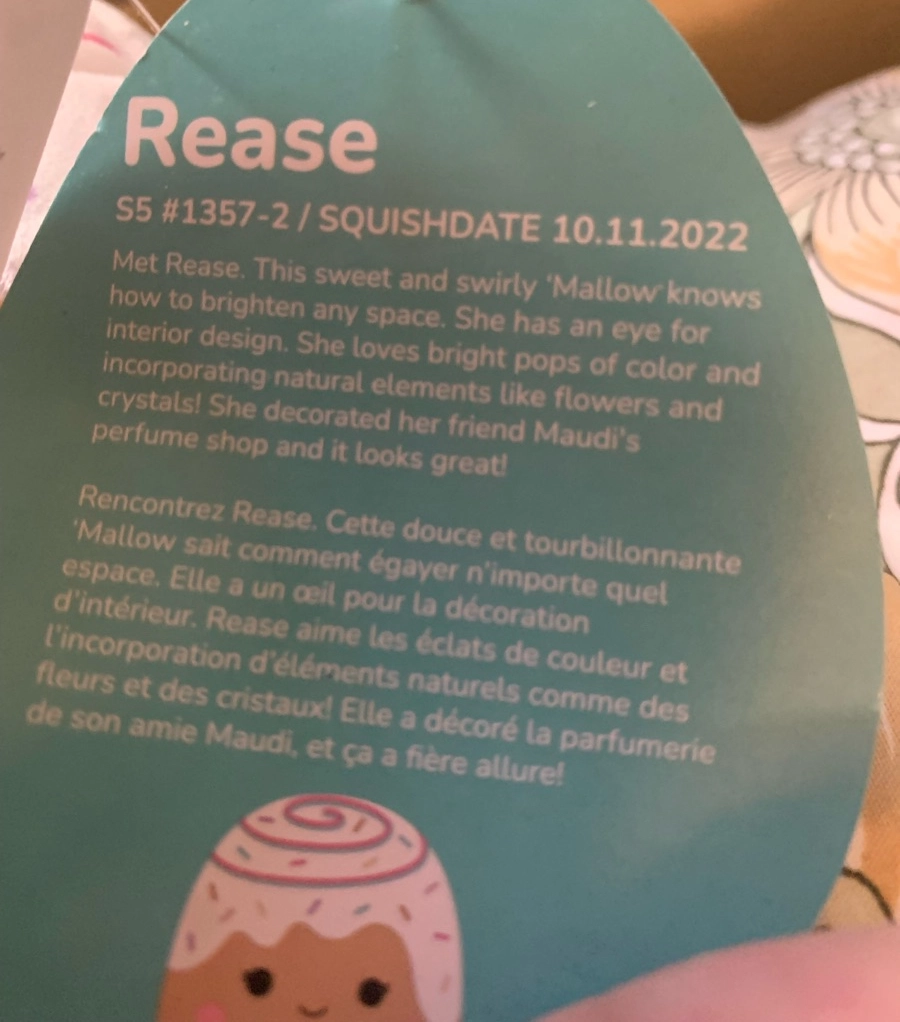 Rease the Cinnamon Bun Squishmallows Mystery, Scented, Dessert | SquadApp