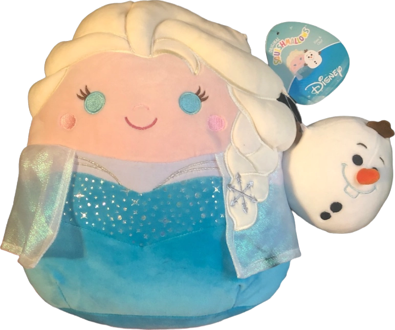 Elsa & Olaf the Human, Snowman Squishmallows Disney,Frozen | SquadApp