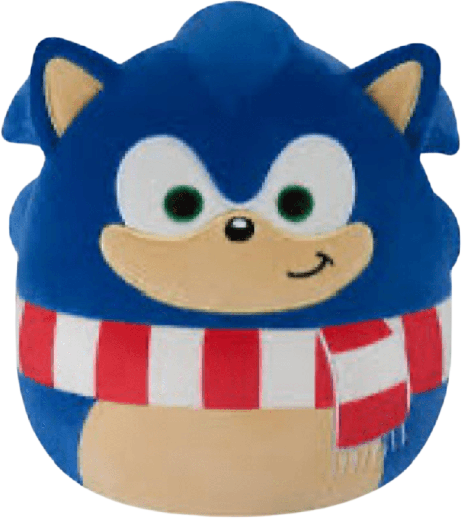 Sonic (Scarf) the Hedgehog Squishmallows Sonic the Hedgehog, Holiday ...