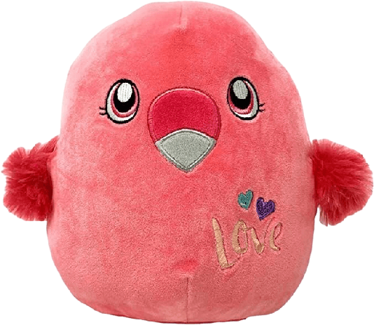 Cookie (Anime Eyes, Love) the Flamingo Squishmallows Valentine | SquadApp