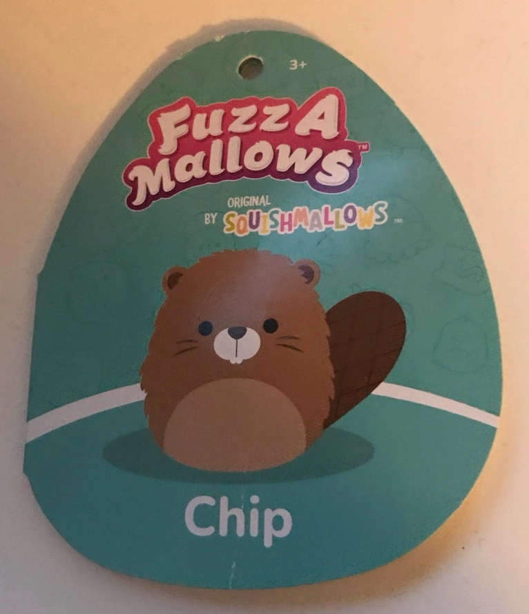 Chip (Fuzz-A-Mallows) the Beaver Squishmallows | SquadApp