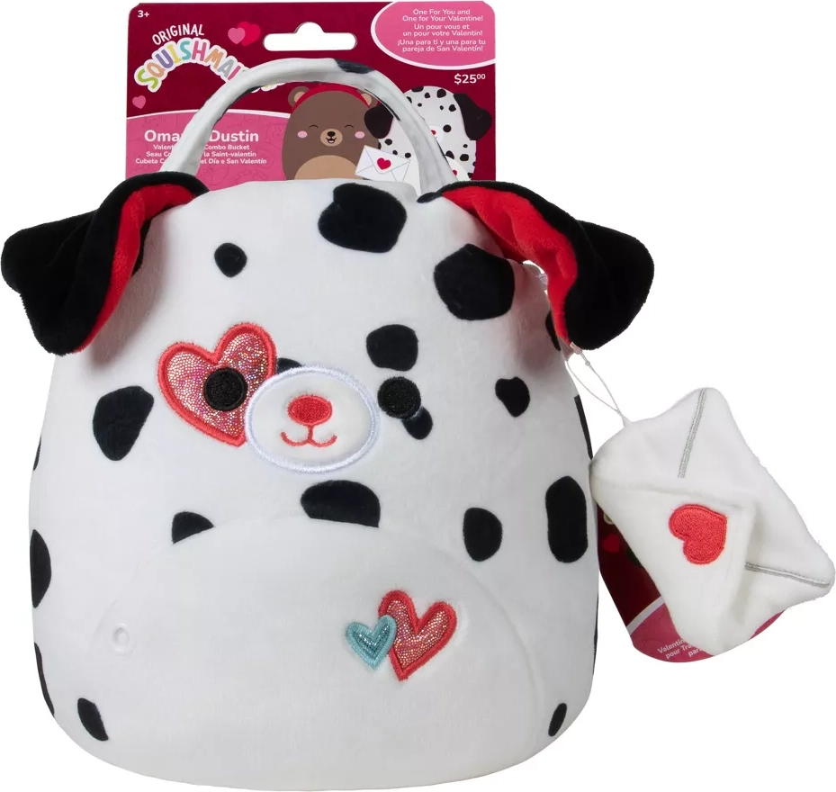 Dustin & Omar (Valentine's Buddy Buckets) the Dalmatian (Dog) Bear ...