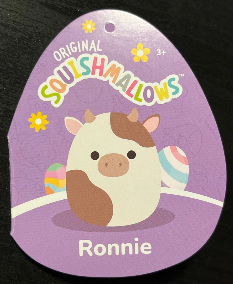 Ronnie (Light Pink Nose) the Cow Squishmallows Easter 2023 | SquadApp