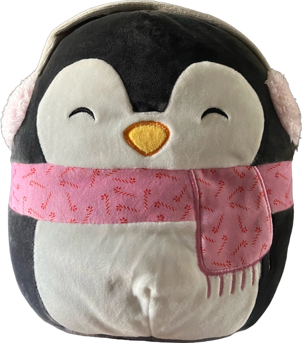 Jen (Candy Cane Scarf) the Penguin Squishmallows Christmas | SquadApp
